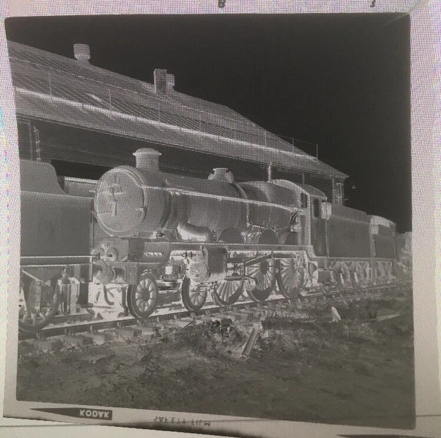 RAILWAY STEAM NEGATIVE 7012 BARRY CASTLE @ Oxley On November 28th, 1964 ...