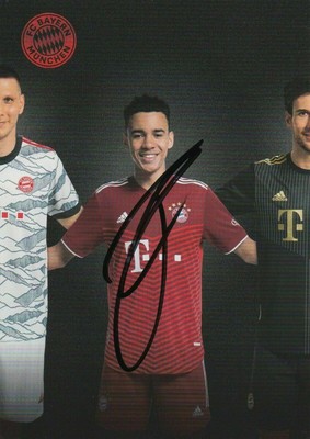 JAMAL MUSIALA FC Bayern Munich SIGNED Autograph Card 2021/22 21/22 £9. ...