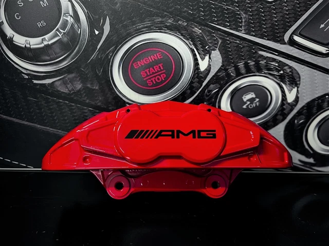 GENUINE MERCEDES W176 A45 AMG Front Right Red Brembo Brake Caliper ...