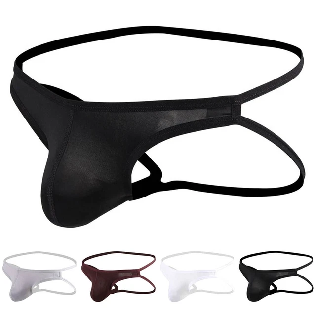 MEN SEXY LOW Rise Panties G-strings Thong Jock Strap Underwear Briefs ...