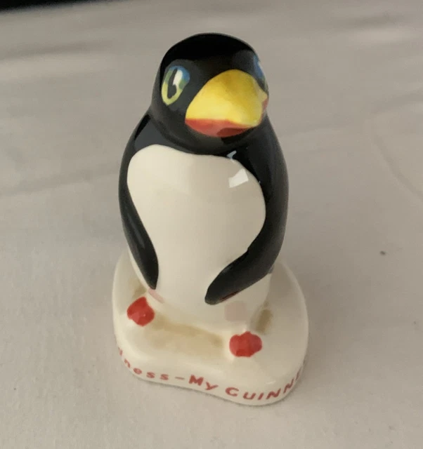 VINTAGE GUINNESS 'PENGUIN' Handpainted Figure Carlton Ware 4. 1/2 inch ...