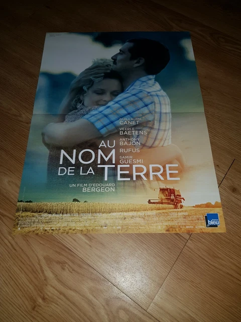 AFFICHE DE CINÉMA d'époque du film: AU NOM DE LA TERRE de 2019 (40x60cm) EUR 6,00 - PicClick FR
