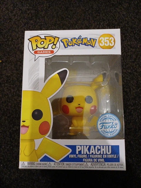 FUNKO POP! GAMES Pokemon Pikachu #353 Funko Special Edition Vinyl ...