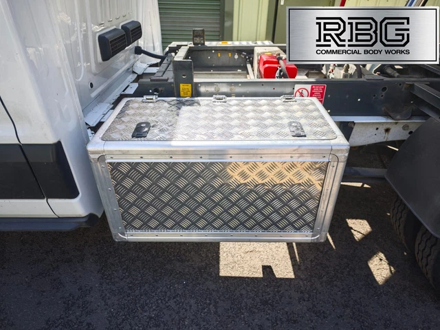 FORD TRANSIT TOOLBOX Storage Box Lockable Aluminium - Trucks ##FREE ...