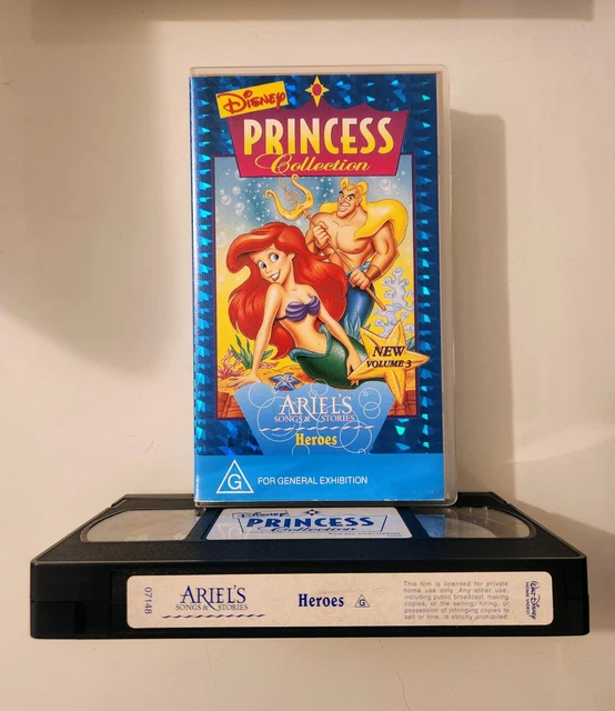 PRINCESS COLLECTION ARIEL'S Songs & Stories VHS Wish Upon A Starfish ...
