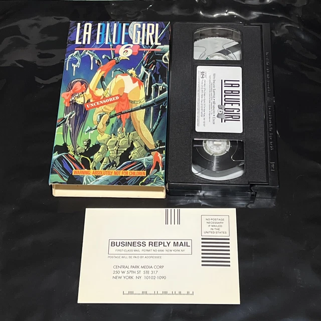 LA BLUE GIRL VHS Volume 2 English Subbed Anime 18+ Rare Oop Rated: R ...