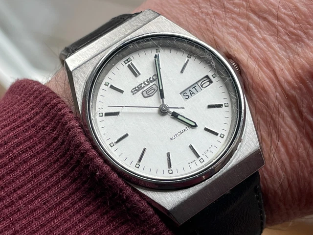 VINTAGE SEIKO 5 Automatic Watch Ref 6309-7270 (Seiko 15) £39.99 ...