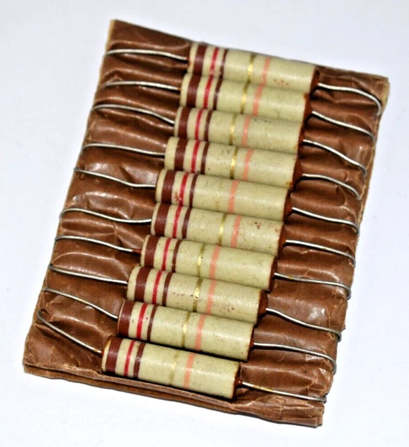 10 PIECES ERIE 120R 5% 1W Type 100 Hy-Stab Resistor £8.50 - PicClick UK