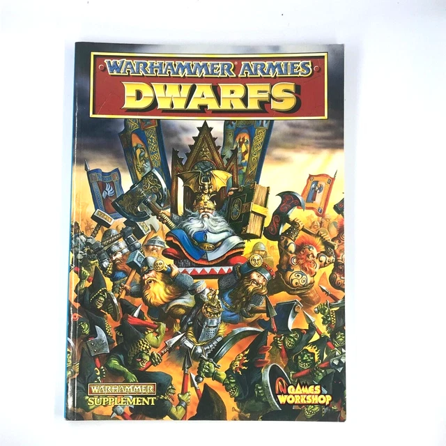 CLASSIC DWARF ARMY Codex - Games Workshop Citadel Warhammer Fantasy ...