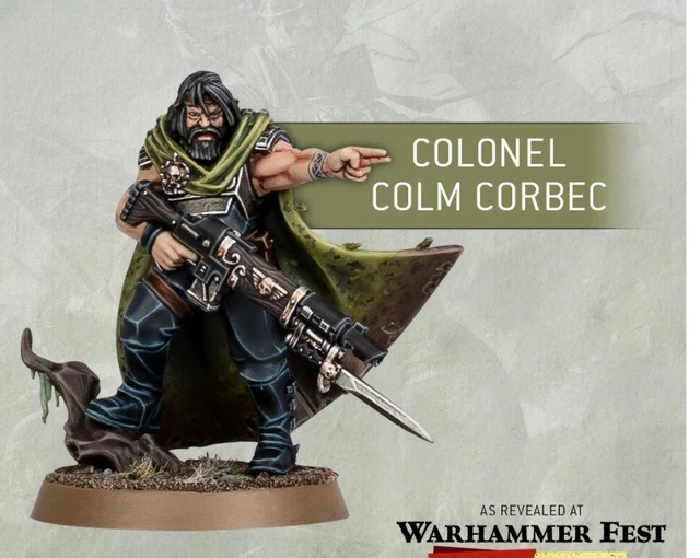 WARHAMMER 40K GAUNTS Ghosts Colonel Colm Corbec £11.99 - PicClick UK