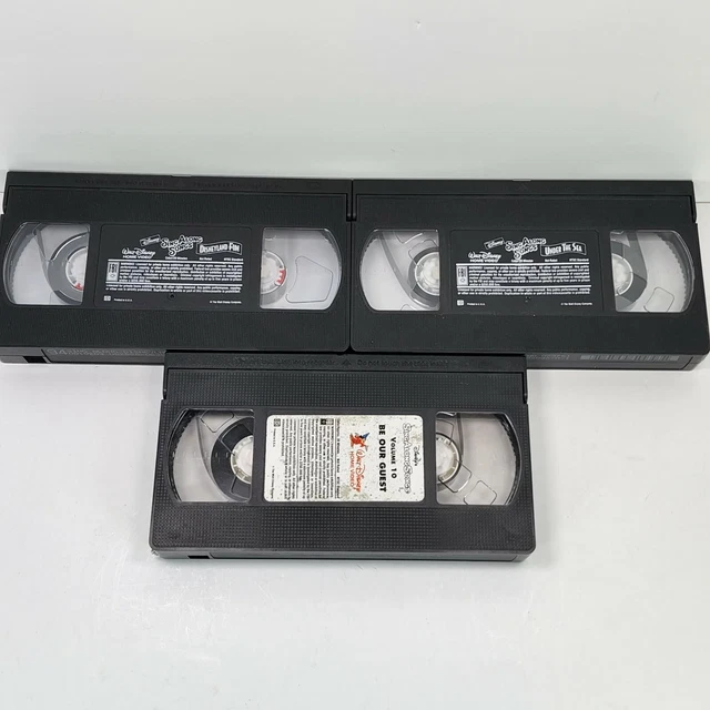 LOTTO DI 3 nastri VHS Disney's Sing Along Songs VEDI ELENCO ARTICOLI ...