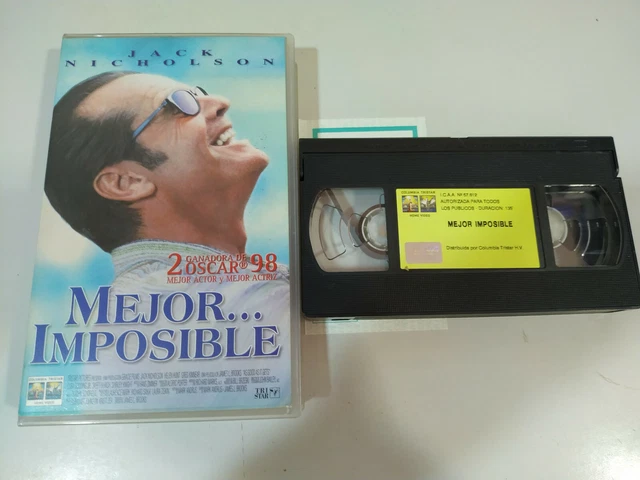 BEST IMPOSSIBLE JACK Nicholson - VHS Tape Spanish £24.95 - PicClick UK