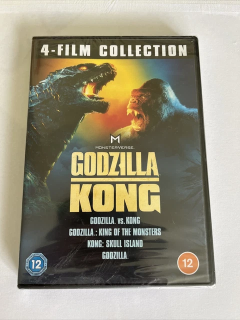 GODZILLA & KONG 4-Film Collection DVD - Alexander Skarsgård & Millie ...