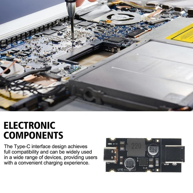 TYPE-C PD65W FAST Charging Module Buck Module Board For PD3.1 QC3.0 SCP ...