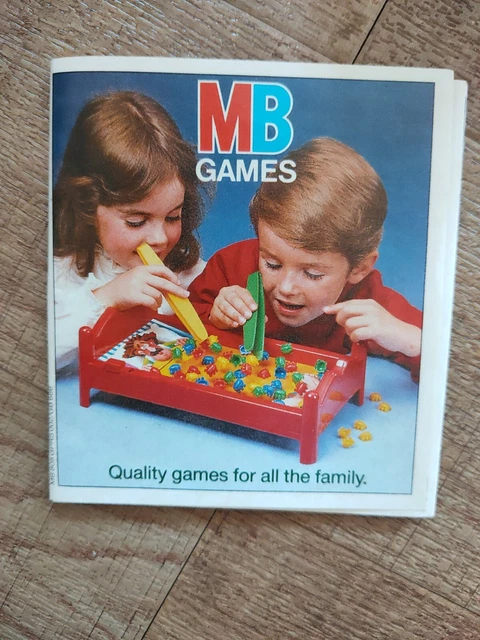 VINTAGE MB GAMES CATALOGUE LEAFLET PROMOTIONAL BROCHURE 1980's mb808 ...