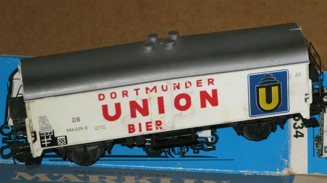 MÄRKLIN 4634 GÜTERWAGEN Bierwagen "DORTMUNDER UNION BIER" in OVP EUR 12,90 - PicClick DE