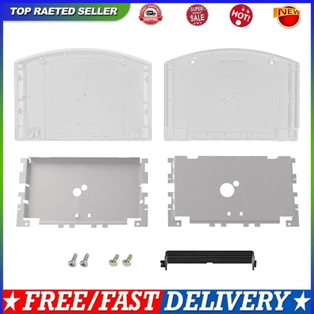 GAME CONSOLE REPLACE Shell Case Kit for N64 Cartridge Card Parts ...
