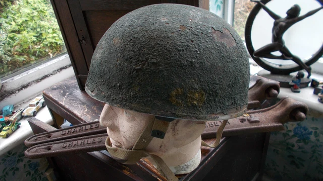 WW2 PARATROOPER HELMET 1944 Dated D Day £699.99 - PicClick UK