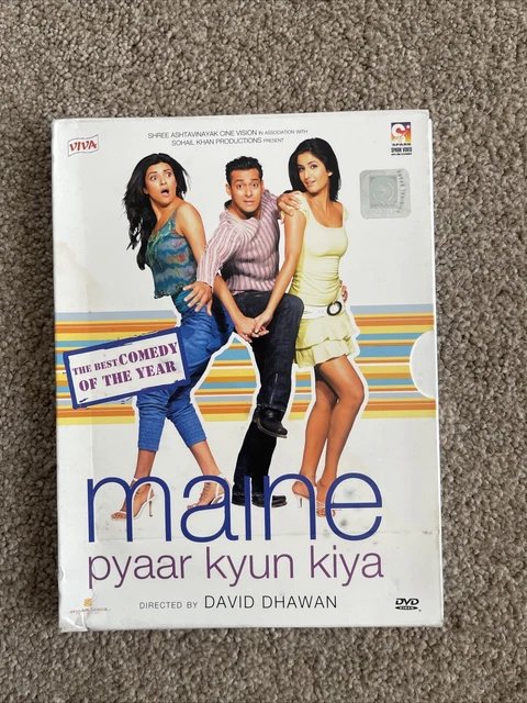 MAINE PYAAR KYUN Kiya Bollywood DVD Salman Khan | Shetty | Kaif £9.03 ...