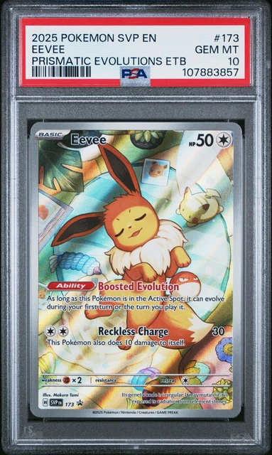 2025 POKEMON PRISMATIC Evolutions Elite Trainer Box Svp En-Sv #173 ...