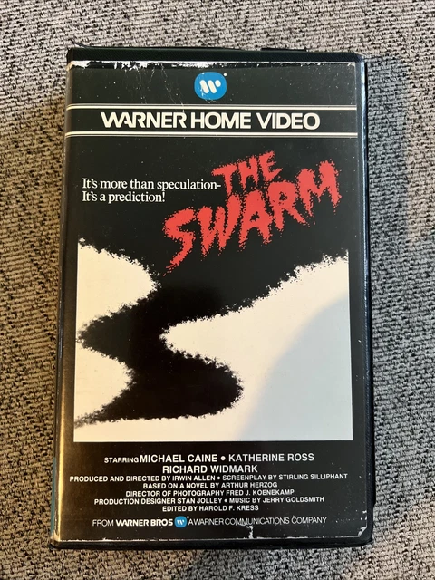 THE SWARM - Warner Pre Cert VHS Video Big Box Ex Rental £10.00 ...