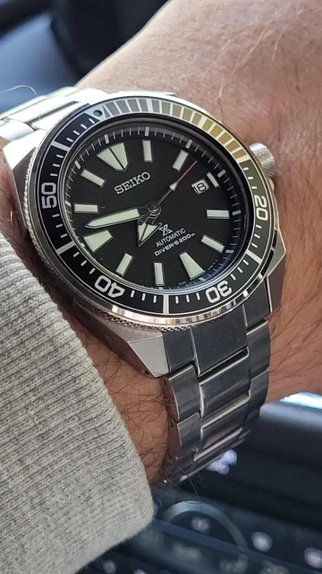 SEIKO PROSPEX AUTOMATIC Samurai Diver's Watch SRPF03K1 $787.23 ...