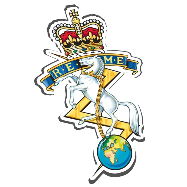 ROYAL ELECTRICAL AND Mechanical Engineers Sticker - British Army - Reme ...