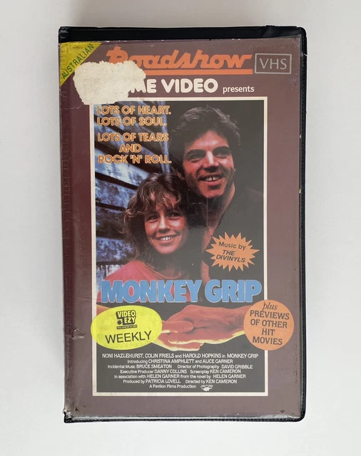 MONKEY GRIP [VHS] Roadshow Video Ex-Rental Big Box Clamshell Tape 1982 Australia $45.00 ...