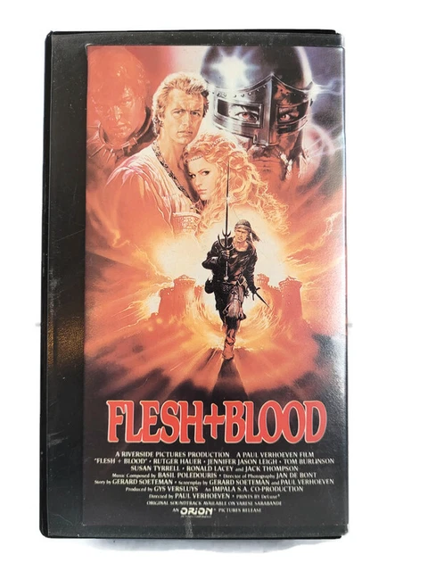FLESH AND BLOOD (VHS) Rutger Hauer Jennifer Jason Leigh Pre-owned £11. ...