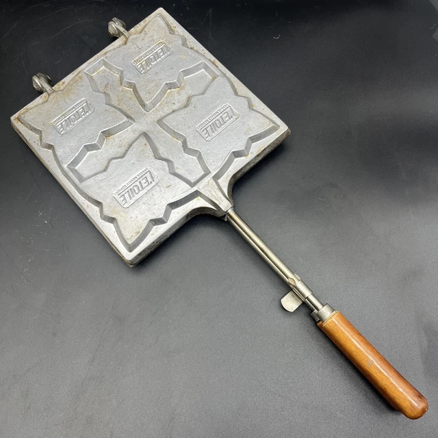 GAUFRIER CROQUE MONSIEUR l’etoile vintage modele quadruple EUR 29,00 ...