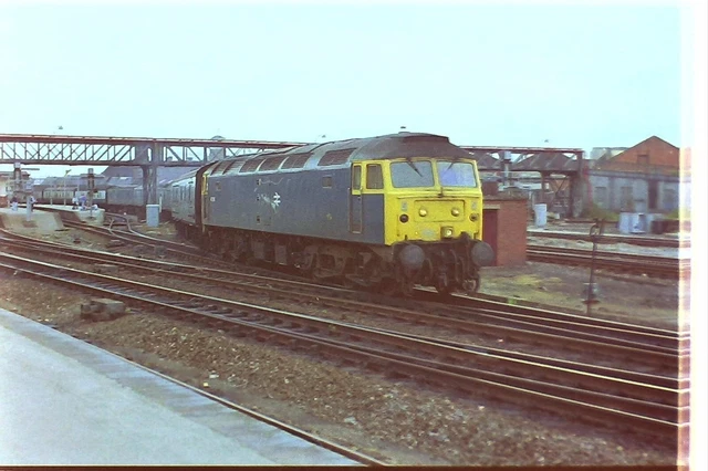 35MM RAILWAY COLOUR Negative Class 47 561 at Derby 09.07.88 £1.95 ...
