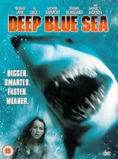 DEEP BLUE SEA - Samuel L. Jackson, Saffron Burrows, Stellan Skardgard ...