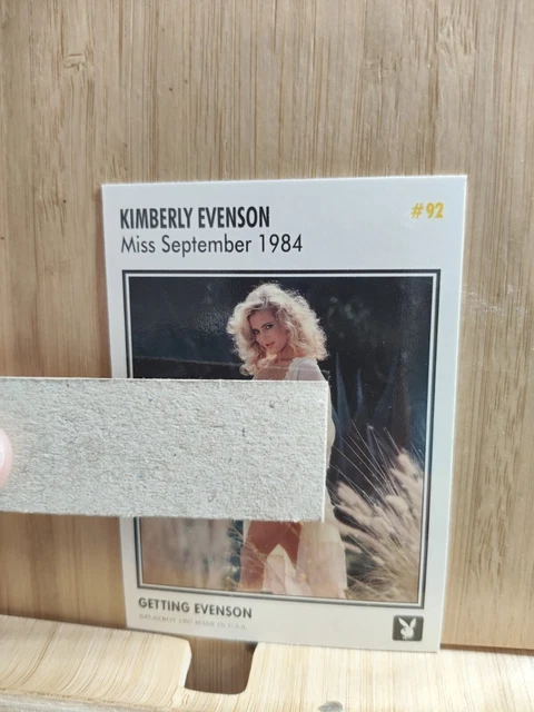 PLAYBOY 40 YEAR ANNIVERSARY 🏆1997 #92 S/KIMBERLY EVENSON Card🏆 £3.08 ...