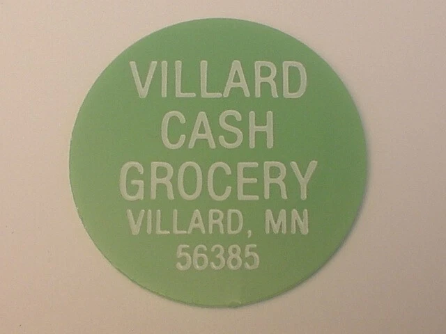 VILLARD, MN SET of 5 Food Stamp Tokens - Villard Cash Grocery $16.75 ...
