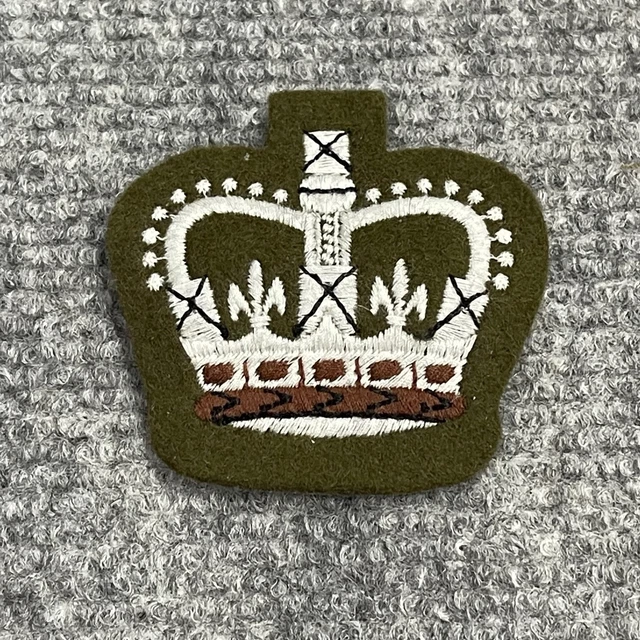 BRITISH ARMY SURPLUS Issue No.2 Khaki Dress Warrant Officer WO2 Crown ...