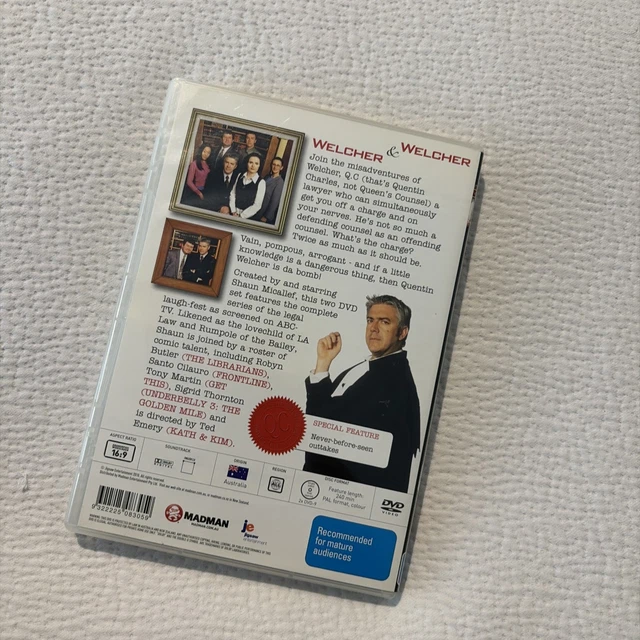 WELCHER & WELCHER DVD Shaun Micallef and Robyn Butler Complete Series ...