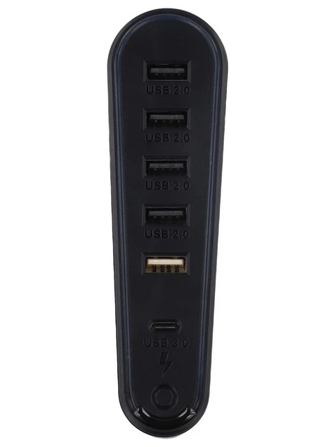 FOR PS5 PRO Slim USB Hub 6 Ports HighSpeed USB C Charging and Data Hub ...