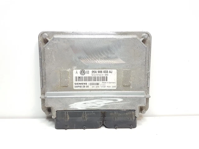 VW VOLKSWAGEN GOLF Mk4 2001 Ecu Engine Control Module Unit 06A906033Aj ...