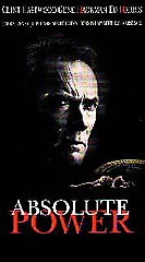 ABSOLUTE POWER (VHS, 1997) Gene Hackman, Clint Eastwood Rare HTF VTG ...