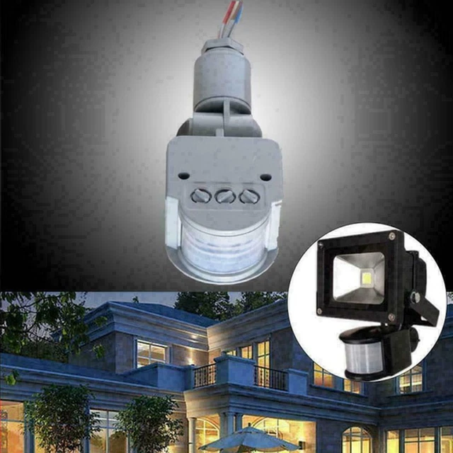 PIR MOTION SENSOR Switch Security Infrared Easy Light X2H0 I8T4 install ...