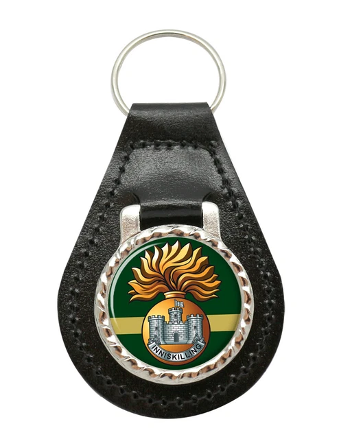 ROYAL INNISKILLING FUSILIERS, British Army Leather Key Fob EUR 9,33 ...