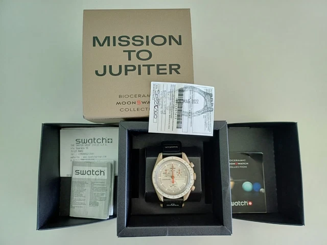 OMEGA X SWATCH MOONSWATCH MISSION TO JUPITER SPEEDMASTER Bioceramic NEW ...