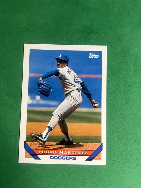 Carte Recrue Pedro Martinez 1993 Topps Los Angeles Dodgers. #557. Cour 