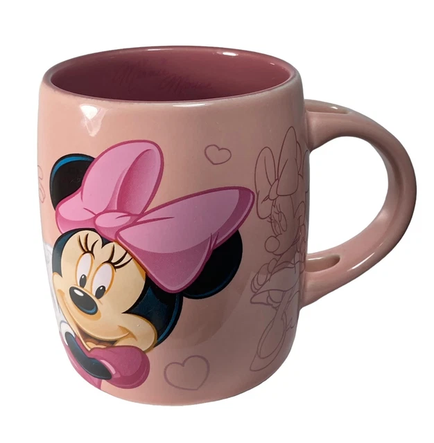 DISNEYLAND PARIS EXCLUSIVE Minnie Mouse Large Barrel Shaped Coffee Mug ...