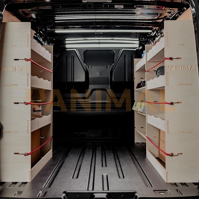 VW TRANSPORTER T7 SWB Triple Van Racking System with x3 Toolbox Shelves ...