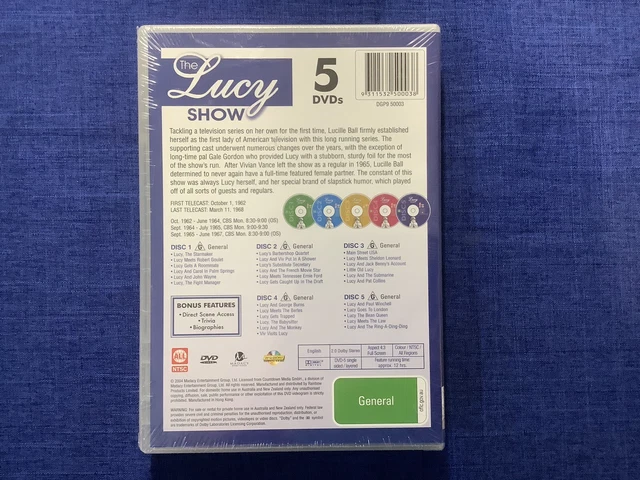 LUCY SHOW, THE - 5 DVD's (DVD, 1962) 29 Episodes Brand New Sealed ...