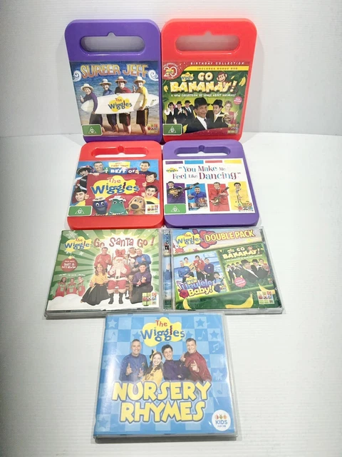 THE WIGGLES DVD & CD Collection. Original Lineup x 5 Greg Murray Jeff ...