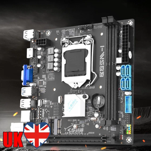 B85M-I ITX COMPUTER Motherboard for Intel 4th Gen Core I7 I5 I3/Pentium/Celeron £33.11 - PicClick UK