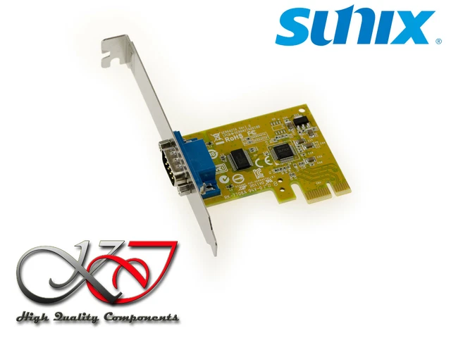 MAPPA PCIE 1 Porta Com RS232 DB9 Low Sunix SER6427A Chipset SUN2212 EUR 41,53 - PicClick IT