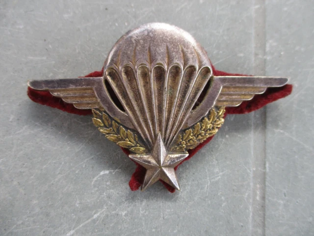 (51) RARE INSIGNE militaire brevet de parachutiste numéroté 132 ...